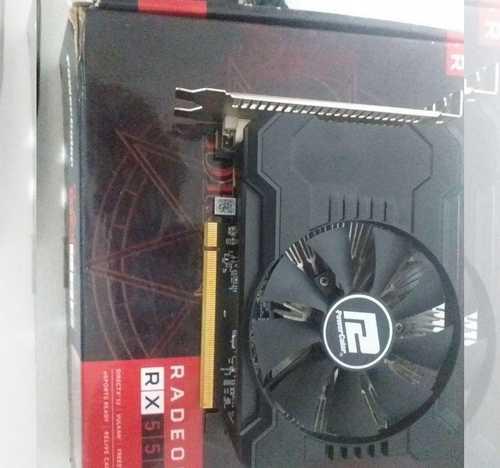 Видеокарта 550.750 ti RX580