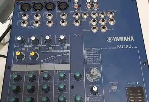 Микшерный пульт yamaha MG82сх+проц.эффектов