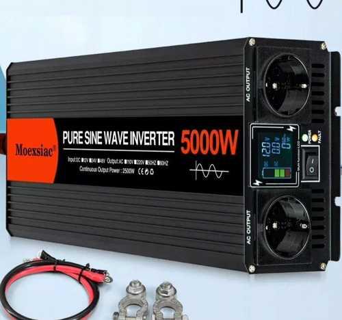 Инвертор напряжения преобразователь 12V-220V 5000W