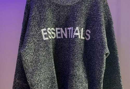 Свитер теплый Essentials серый