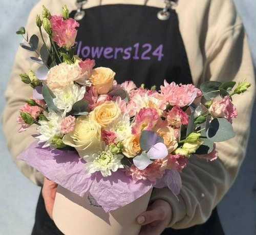 Композиция цветы букеты Flowers124 эустома