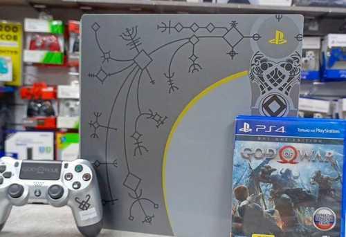 PS4 Pro GoW Edition + диск God of War 2018