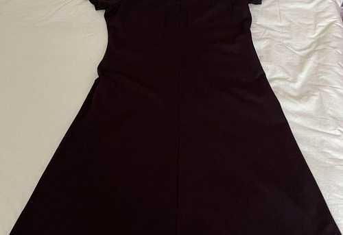 Черное трикотажное платье marks&spencer, 16UK