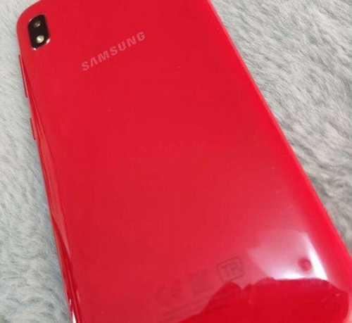 Телефон Samsung а10 red