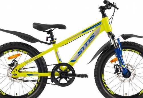 Велосипед sitis flash 20" (2023) Green-Blue-Grey M
