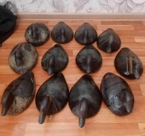 Чучело утки резина СССР