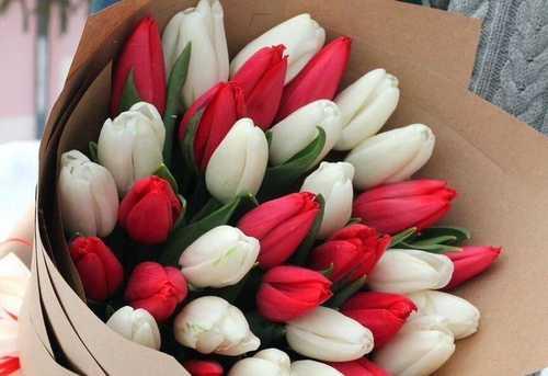 Тюльпаны букет тюльпанов, мимоза к 8 марта