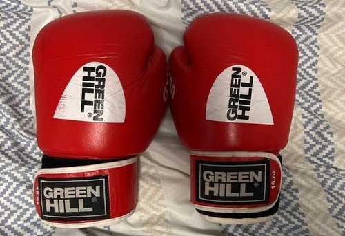 Боксерские перчатки green hill gym 16 oz