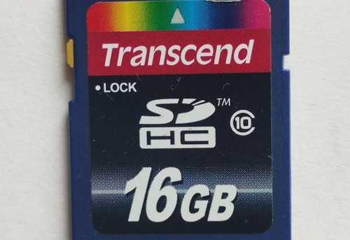 Карта памяти Transcend 16gb