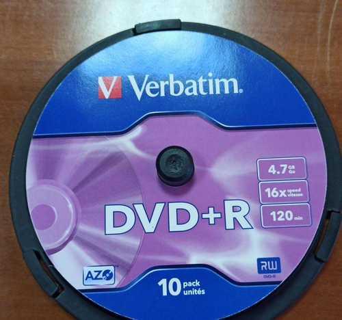 Диски, болванка Verbatim DVD-R