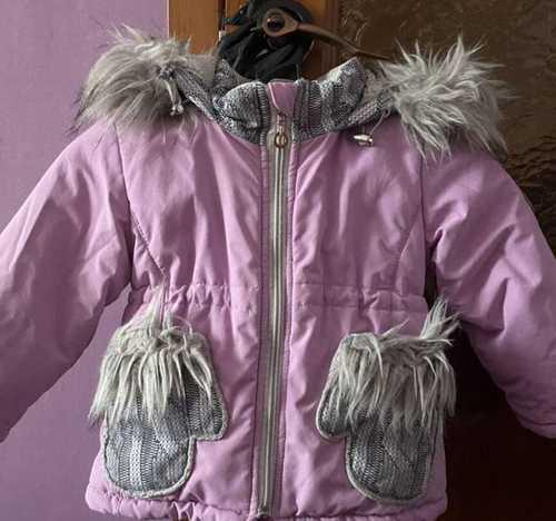 Зимний костюм на девочку 80-86
