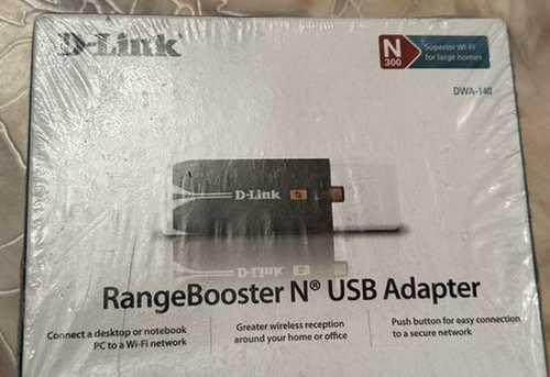 Wi-Fi адаптер D-link DWA-140, USB 2.0 802.11n
