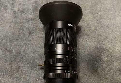 Объектив canon 11.5 90mm Akai TV Zoom Lens