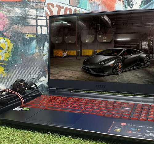 Игровой MSI i7-10/16Gb/RTX2060 6Gb/144Hz/GL65 Leopard 10SER/Windows 11