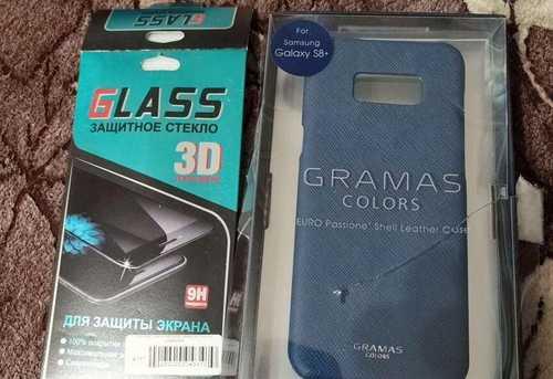 Чехол и защитное стекло Samsung Galaxy S8 Plus