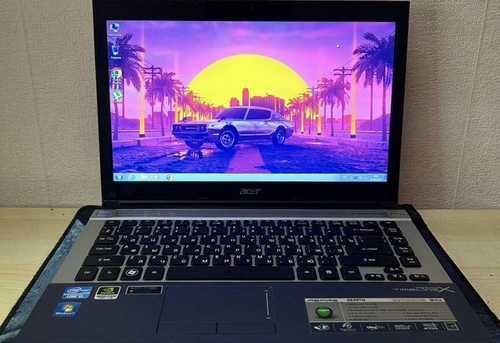 Игровой Ультрабук Acer на i3-2310M/GT540m/500гб