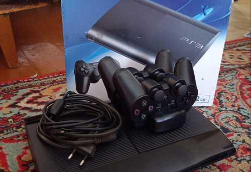 Sony ps3 super slim 500 гигов прошитая