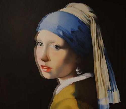 Итальянская картина vermeer. Фактурная штукатурка