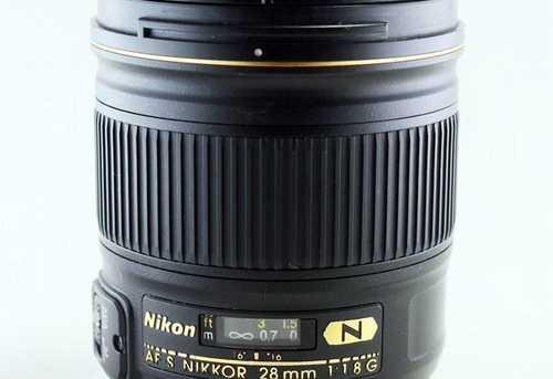 Объектив Nikon Nikkor AF-S 28mm f/1.8G