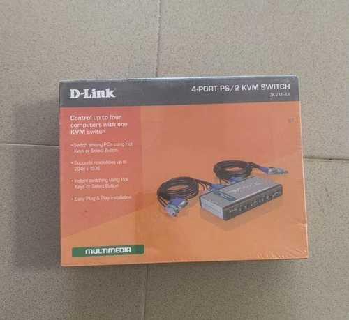 Dlink 4-port ps/2 KVM switch dkvm-4k