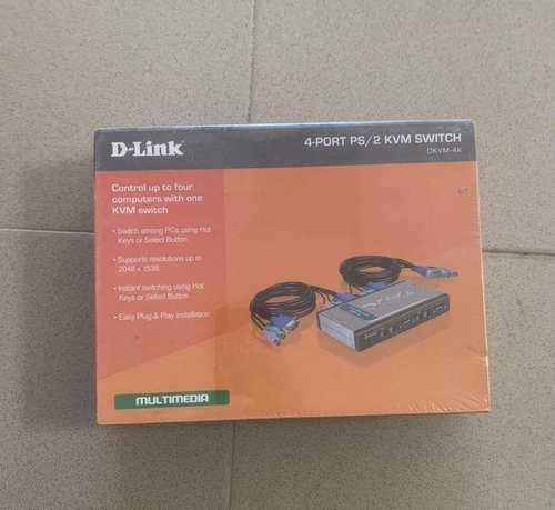 Dlink 4-port ps/2 KVM switch dkvm-4k