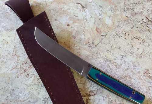 Нож кованый "Ронин-2" фултанг танто х12мф микарта