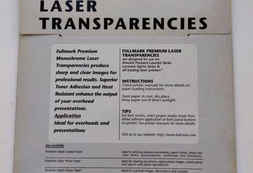 Плёнки для лазерного принтера