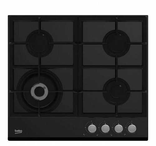 Газовая варочная панель Beko hilw 64235 S Black