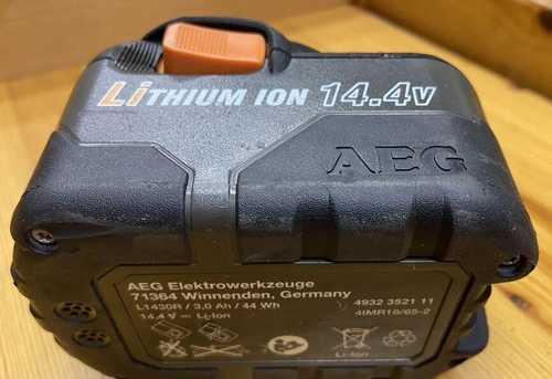 Аккумуляторы AEG:1-L1430R/ 3,0 Ah литий ионный