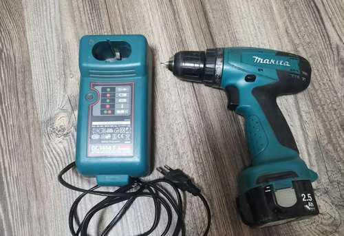 Аккумуляторная дрель шуруповерт makita