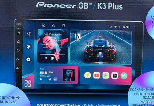 Магнитола андройд Pioneer K3 рlus