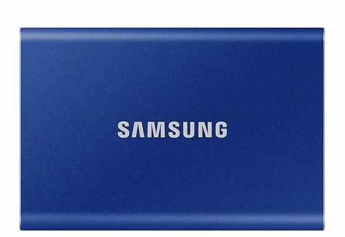 Внешний SSD Samsung T7 2Tb, синий (MU-PC2T0H/WW)