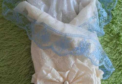 Детское одеяло кружевное с/о для новорождённых