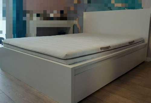 Кровать IKEA malm двухспальная 140*200