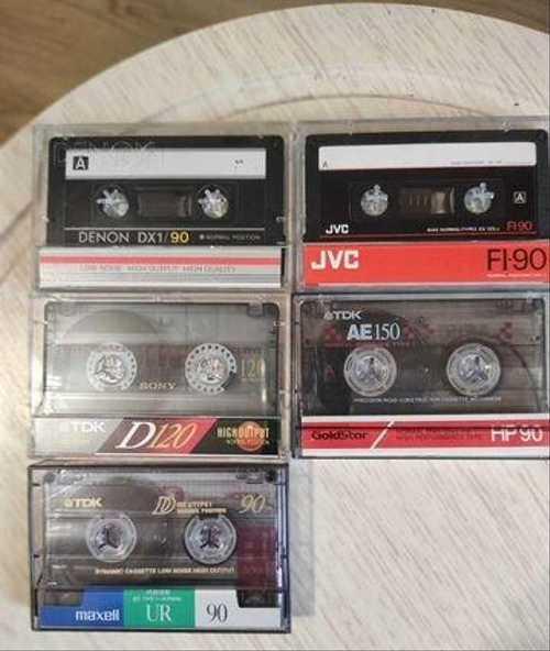 Аудиокассеты tdk, JVC, Denon, Sony