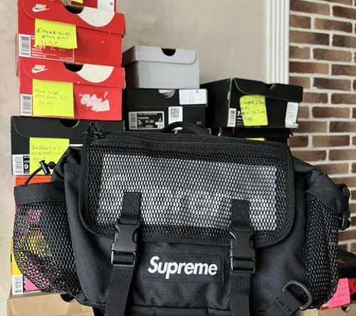 Supreme Waist Bag Black SS20 суприм сумка