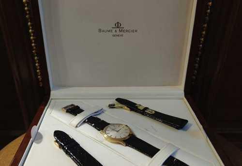 Швейцарские золотые часы Baume & Mercier
