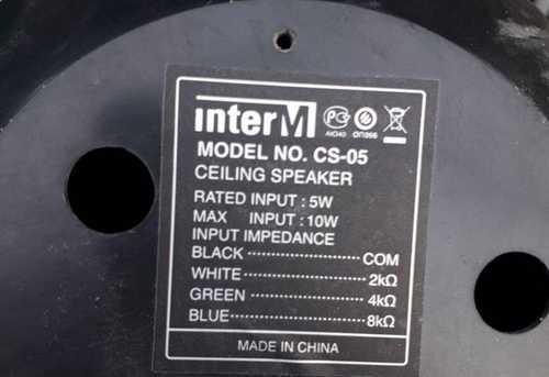 Inter-M CS-05(W) Потолочные колонки Inter-M
