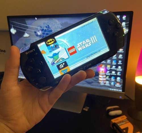 Sony psp 3000 прошитая идеальное состояние