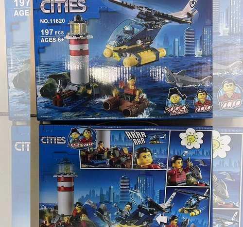 Лего Сити морская полиция маяк 197 дет Lego City