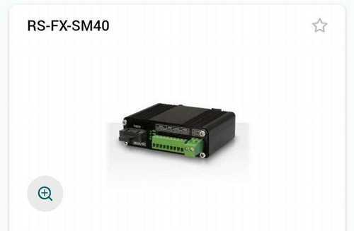 Преобразователь Ethernet-fx rs-fx