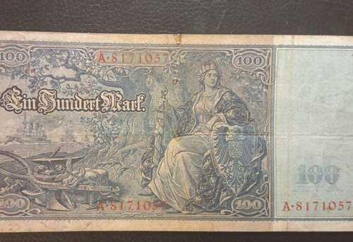 100 марок 1910 год Германия