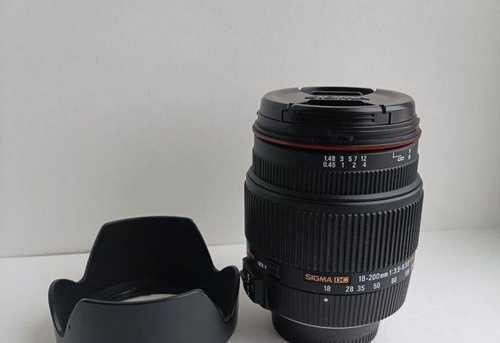 Sigma AF 18-200mm f/3.5-6.3 II DC OS HSM for Nikon