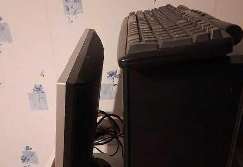 Систёмный блок, 2 монитора, клавиатура, мышка