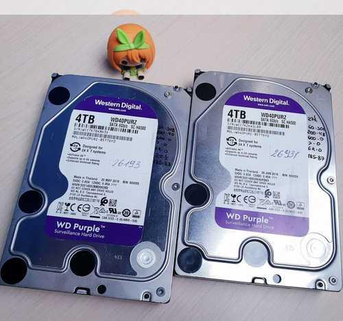 Жесткие диски Western Digital Purple 4Tb