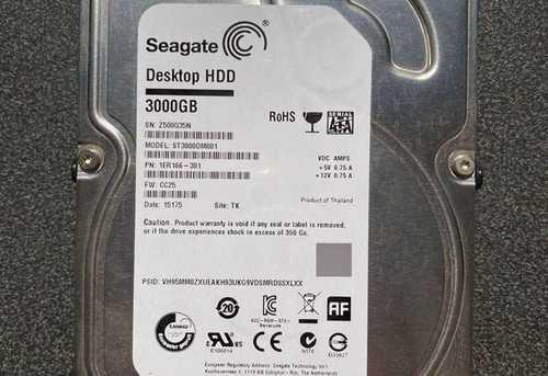 Жесткий Диск Seagate Desktop HDD 3Tb