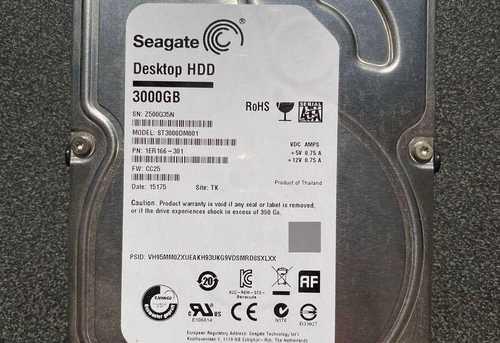 Жесткий Диск Seagate Desktop HDD 3Tb