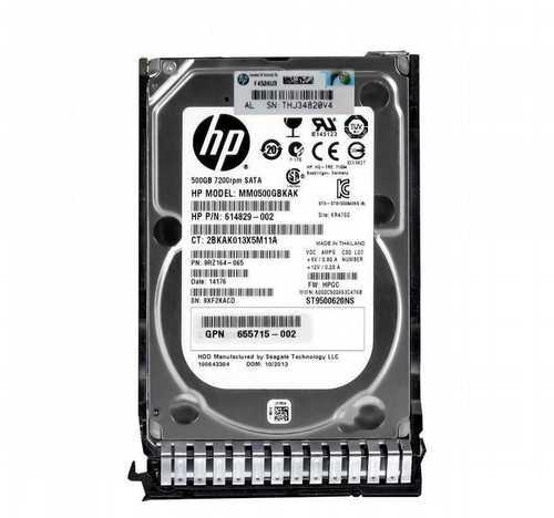 Жесткий диск HP 713833-B21 500Gb 7200 sataiii 2.5"