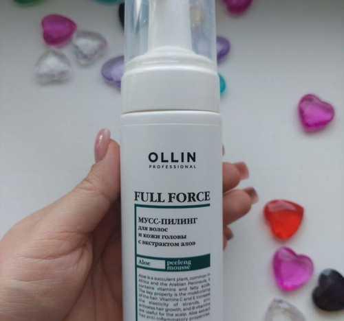 Мусс-пилинг для головы olline