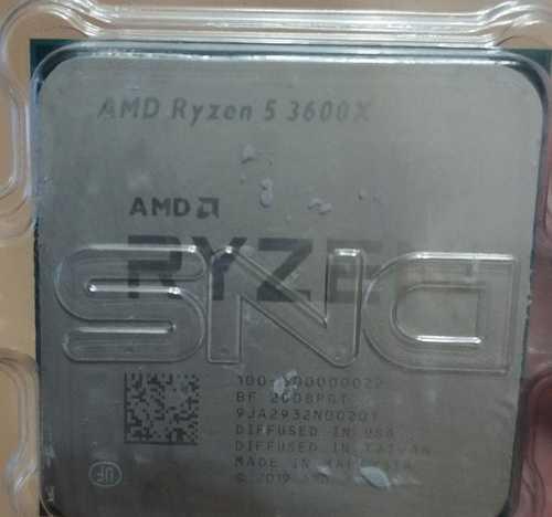 Процессор am4 ryzen 5 3600x